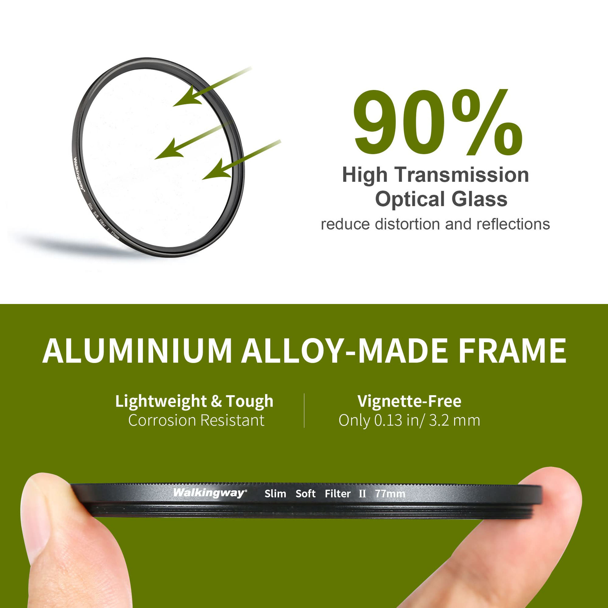 GetUSCart- Walking Way 40.5MM Soft Focus Filter White Pro Mist ...