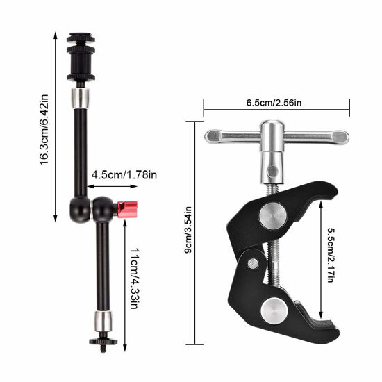 GetUSCart- UTEBIT 11 inch Magic Arm, Camera Mount Articulating Friction ...