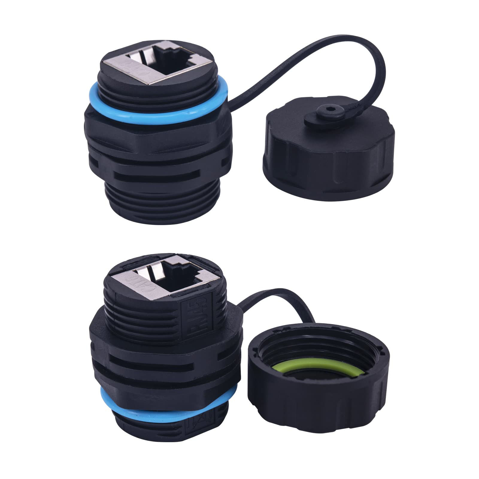 GetUSCart- Waterproof CAT6 RJ45 Panel Mount Coupler,Lonlonty IP68 ...