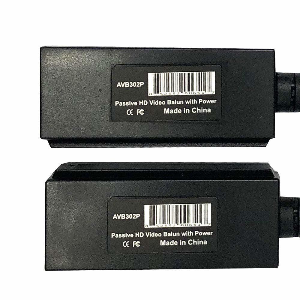 GetUSCart- AVUE Passive HD Video Balun with Power for TVI/CVI/AHD up to 5MP