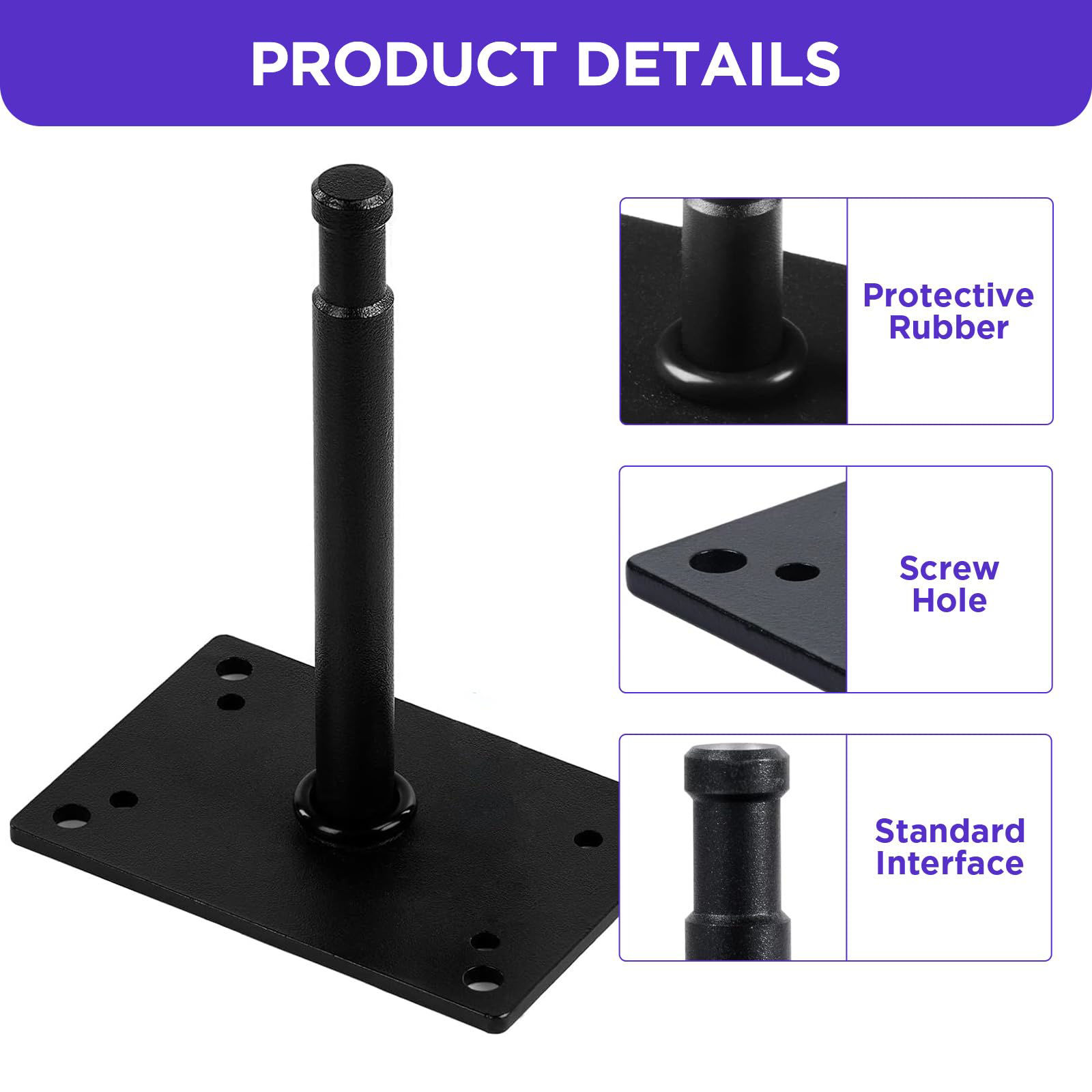 GetUSCart- Studio Baby Pin Plate Wall Ceiling Mount,5.9" Mini Lighting ...
