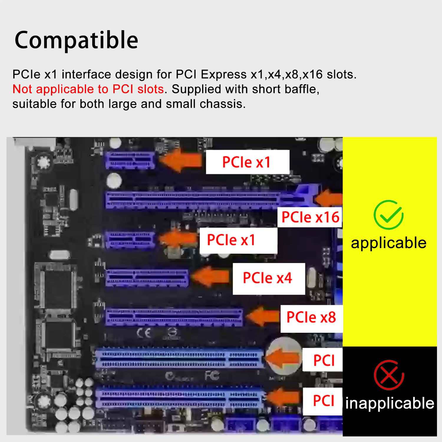 GetUSCart- [Upgrade] PCIe Ethernet Card Nic 10/100/1000Mbps Gigabit PCI ...
