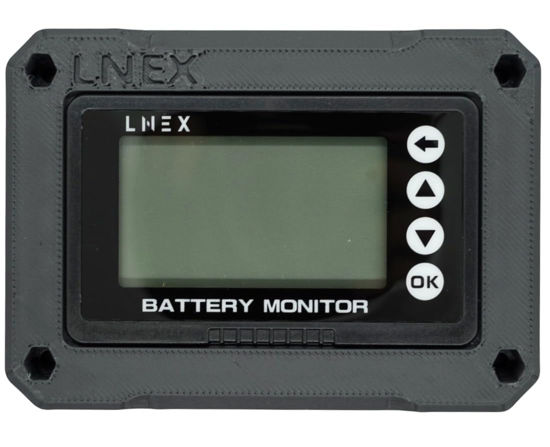 GetUSCart- LNEX Battery Monitor Mount, Carbon Fibre 3D Printed Surface ...