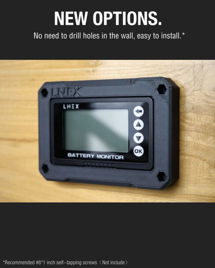 GetUSCart- LNEX Battery Monitor Mount, Carbon Fibre 3D Printed Surface ...