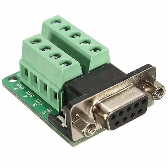 GetUSCart- abcGoodefg 5PCS DB9 Breakout Connector RS232 Serial Port Adapter 9 Pin Female Adapter ...