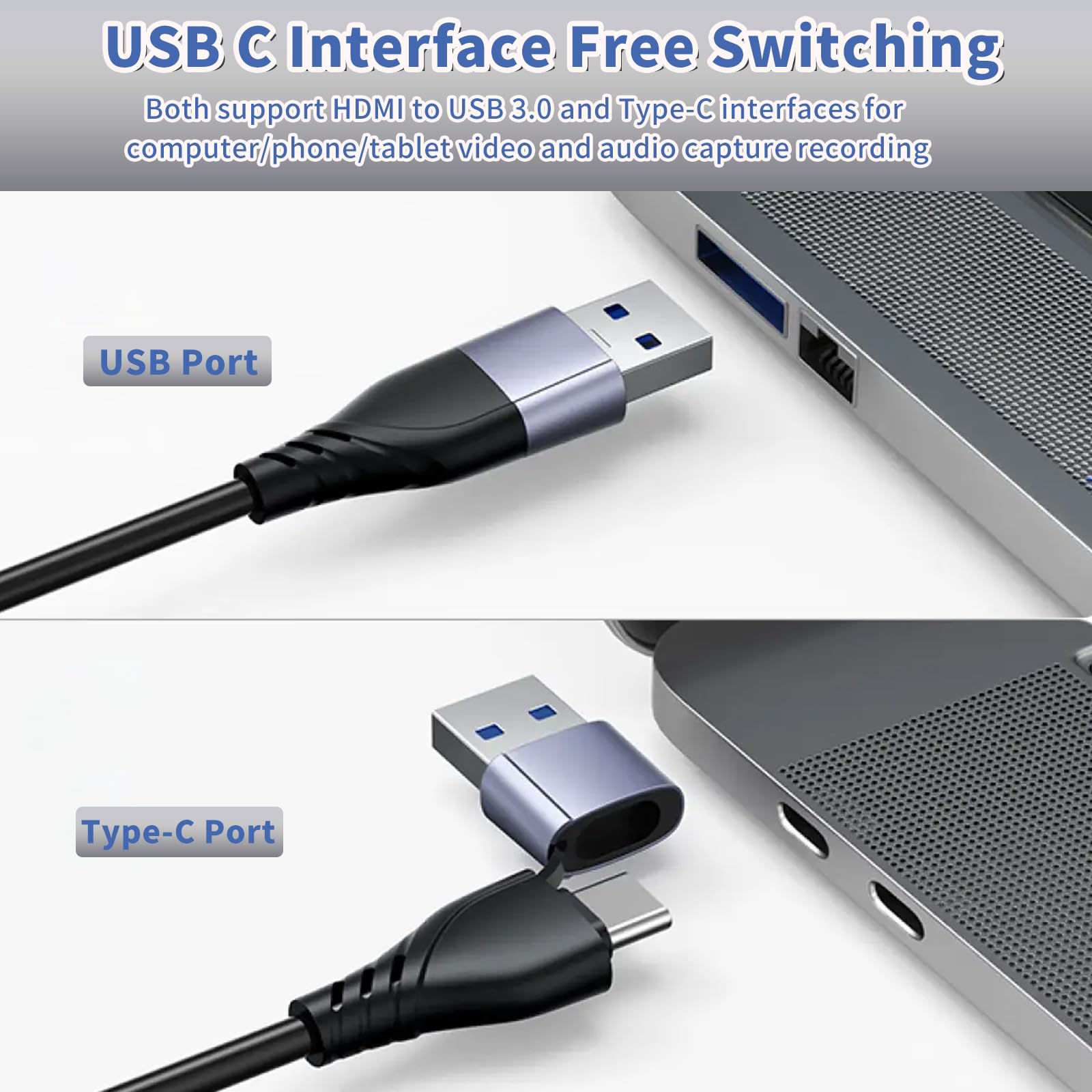GetUSCart- 4K HDMI Video Capture Card USB C, Cam Link Capture Card HDMI ...
