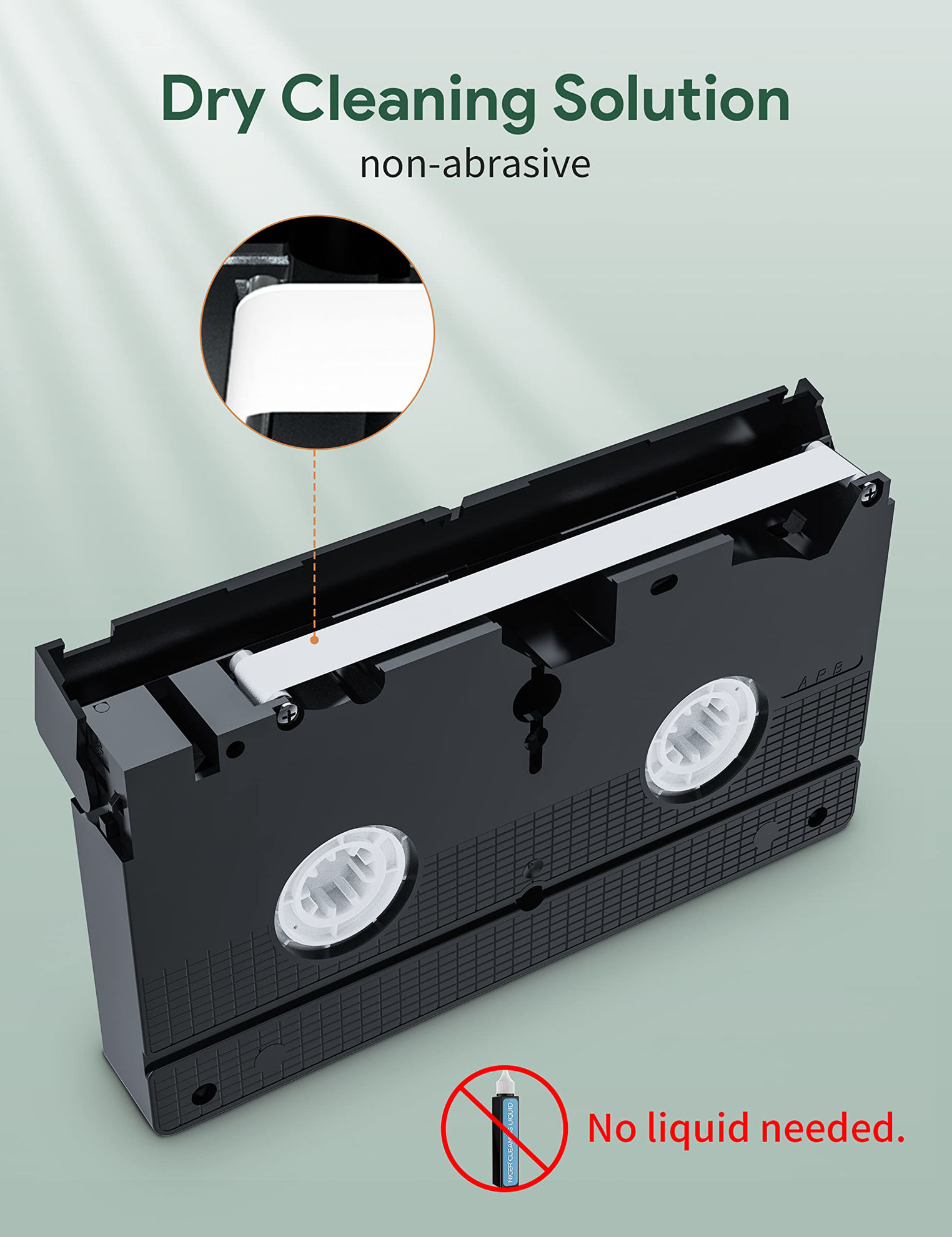 GetUSCart- Nicer VCR Head Cleaner for VCR VHS Players, VHS Video Head ...