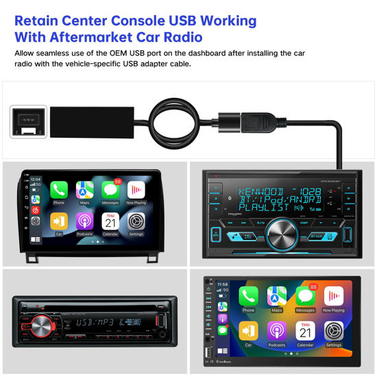 GetUSCart- ViaBecs Android Car Stereo Radio USB Cable Adapter for Honda ...