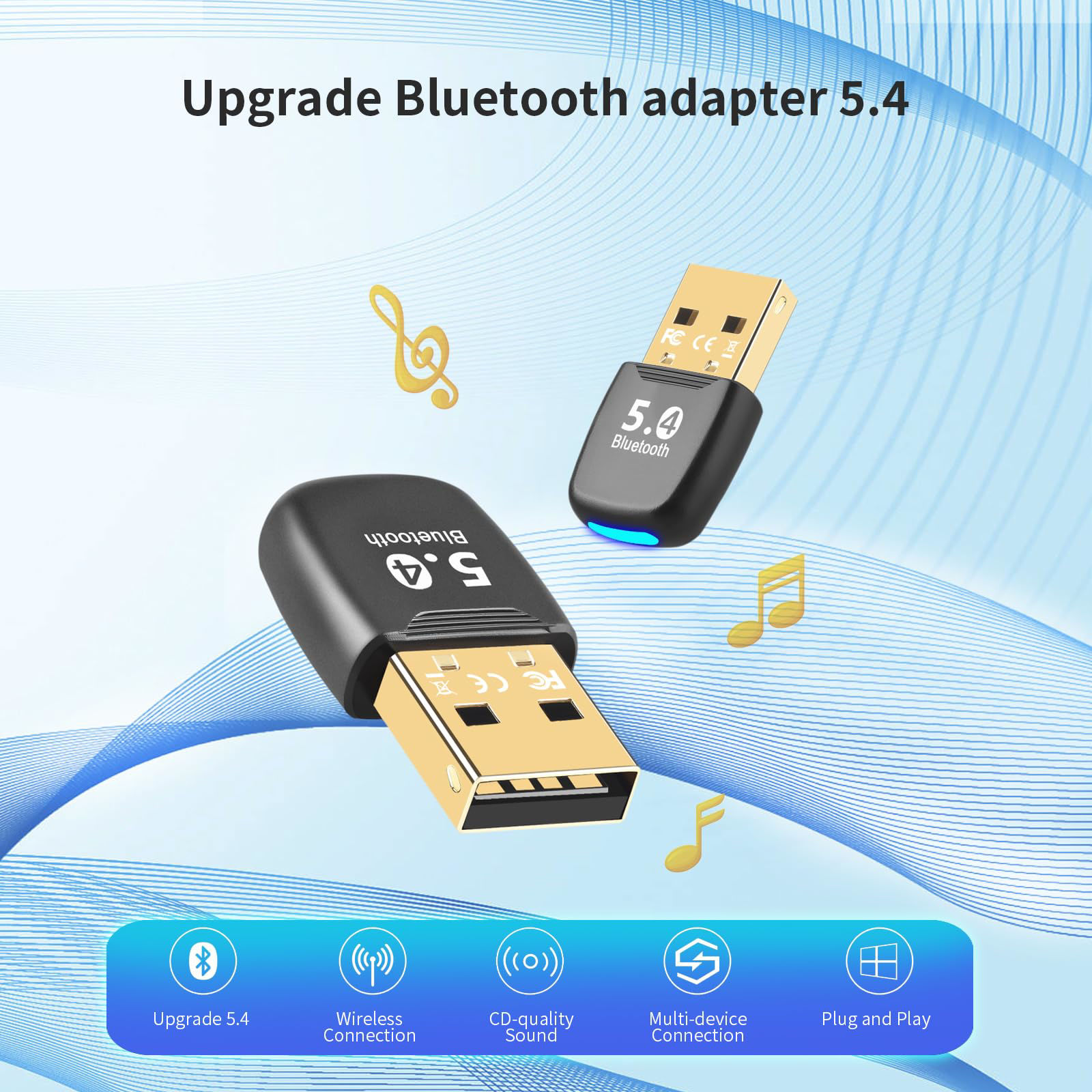 GetUSCart- USB Bluetooth Adapter,Universal USB Receiver,Dongle for ...
