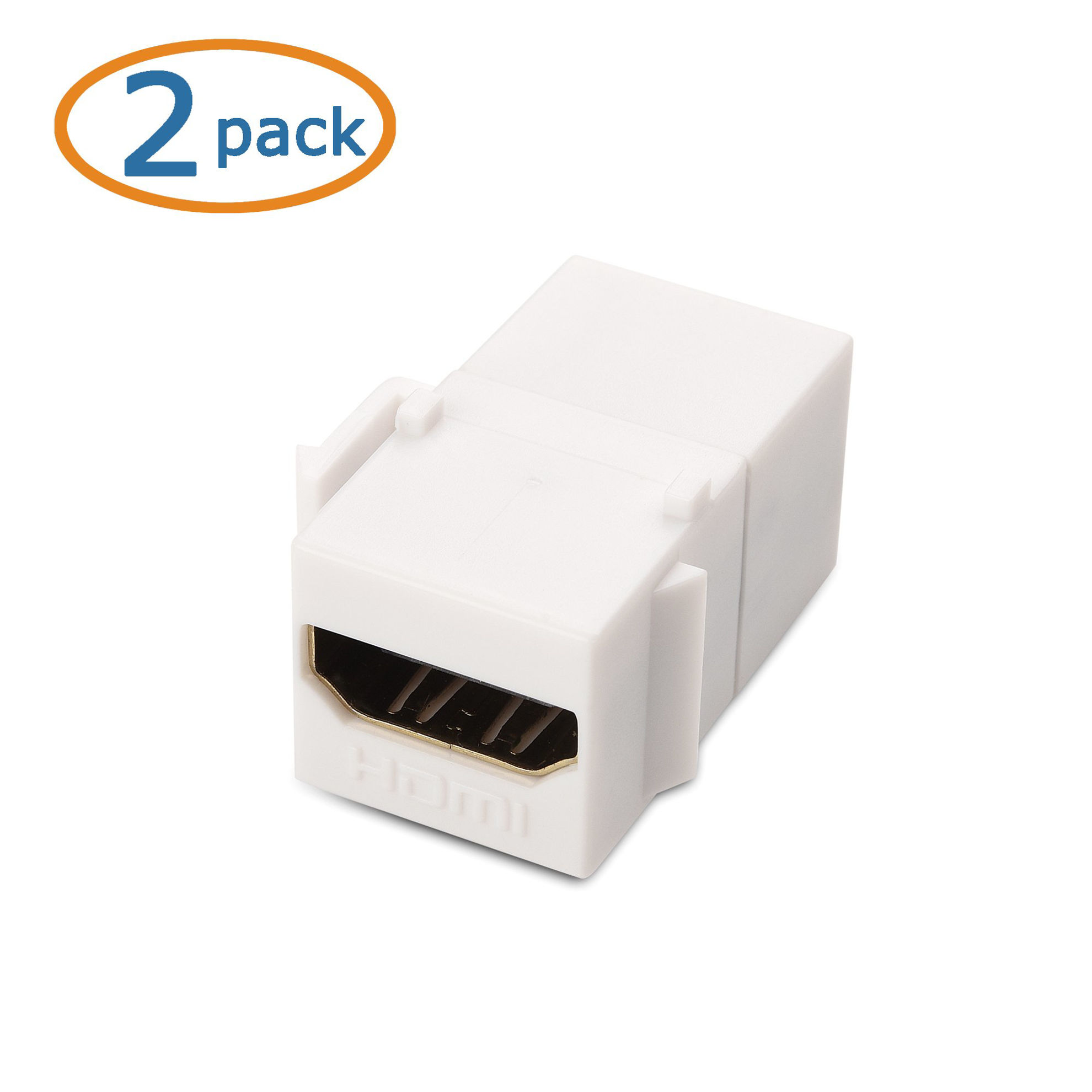 GetUSCart- Cable Matters 2-Pack 4K HDMI Keystone Jack Insert with 4K ...