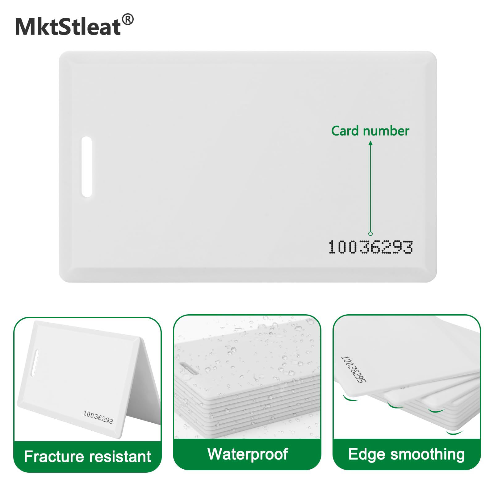 GetUSCart- MktStleat 10 Pack Key Card Entry System 26 Bit Proximity ...