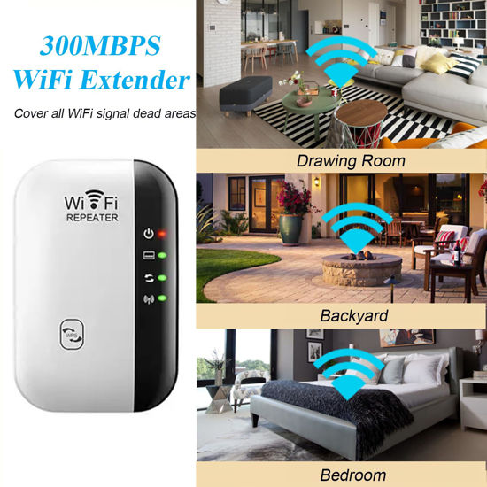 GetUSCart- 2024 WiFi Extender Signal Booster for Home, Internet ...