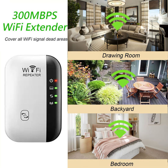 GetUSCart- Fast WiFi Extender Signal Booster for Home, Long Range WiFi ...