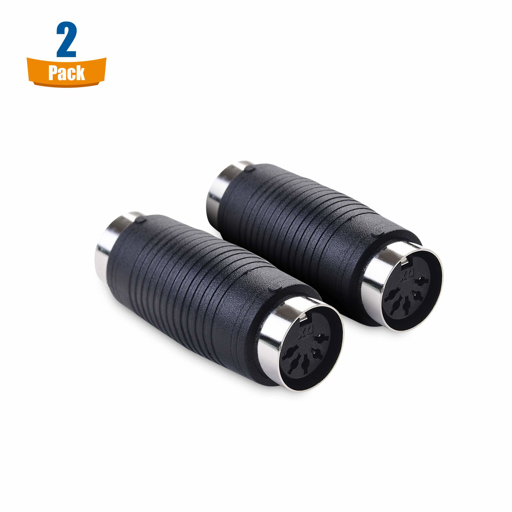 GetUSCart- Cable Matters 2-Pack 5 Pin DIN MIDI Coupler Gender Changer ...