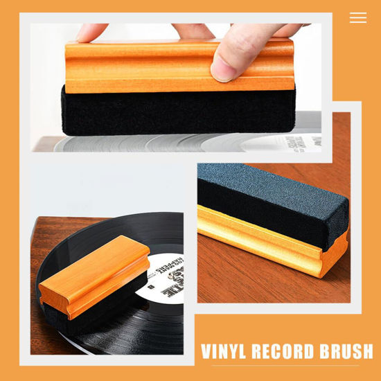 GetUSCart- UKCOCO Vinyl Record Brush Velvet Duster Record Cleaner Anti ...