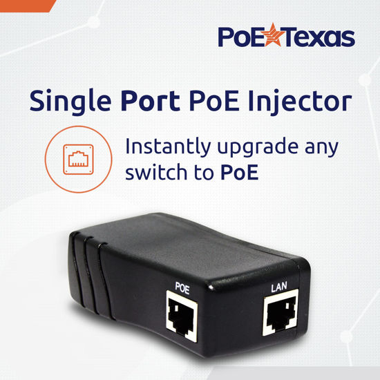 GetUSCart- Poe Texas PoE Injector - Single Port Power Over Ethernet ...