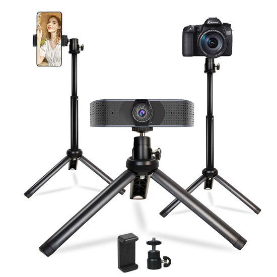 GetUSCart- MamaWin Lightweight Mini Tripod for Camera/Phone/Webcam, Extendable Stand, for ...