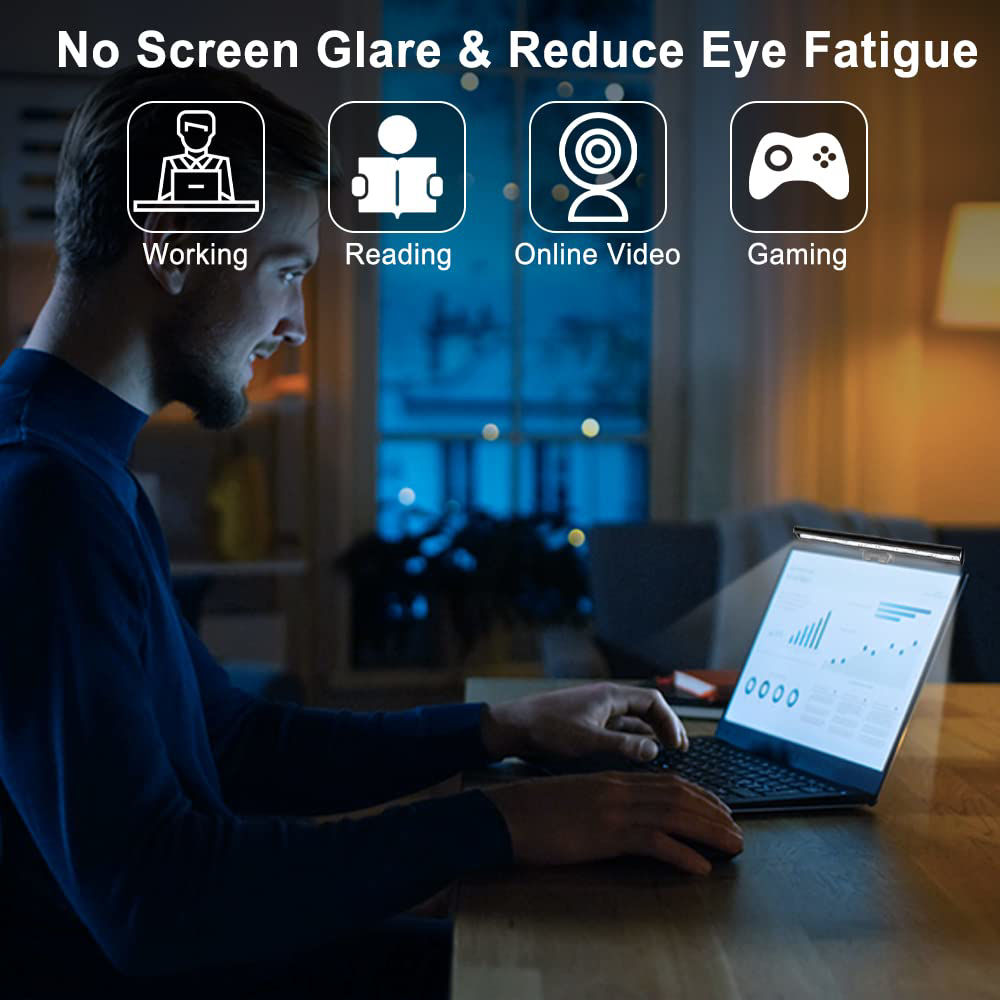 GetUSCart- skybess Monitor Lamp Bar for Laptop, USB e-Reading LED ...