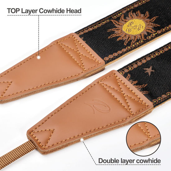GetUSCart- Padwa Lifestyle Sun God Camera Strap - 2" Full Grain Leather ...