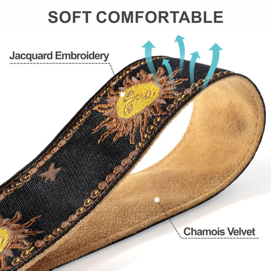 GetUSCart- Padwa Lifestyle Sun God Camera Strap - 2" Full Grain Leather ...