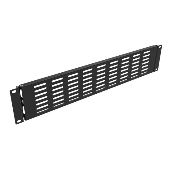 GetUSCart- QiaoYoubang 2U Hinged Blank Rack Mount Panel Spacer with ...