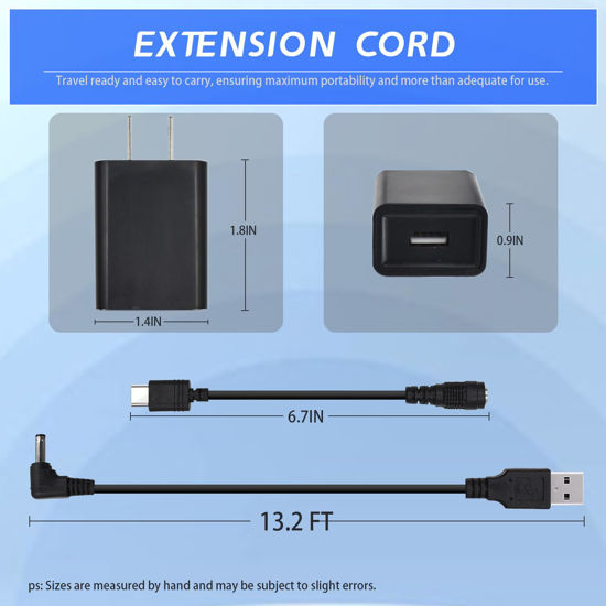 GetUSCart- Charge Cable Power Adapter Compatible with Ring Stick Up Cam ...