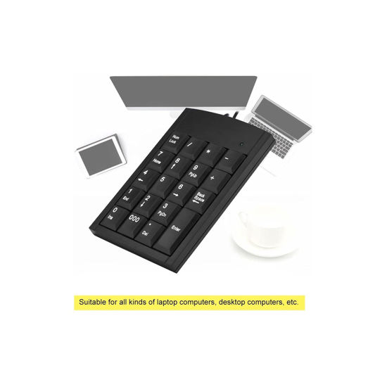 GetUSCart- Vbestlife Number Pad Numeric Keypad, Portable Mini USB Numeric Keypad Number Keyboard ...