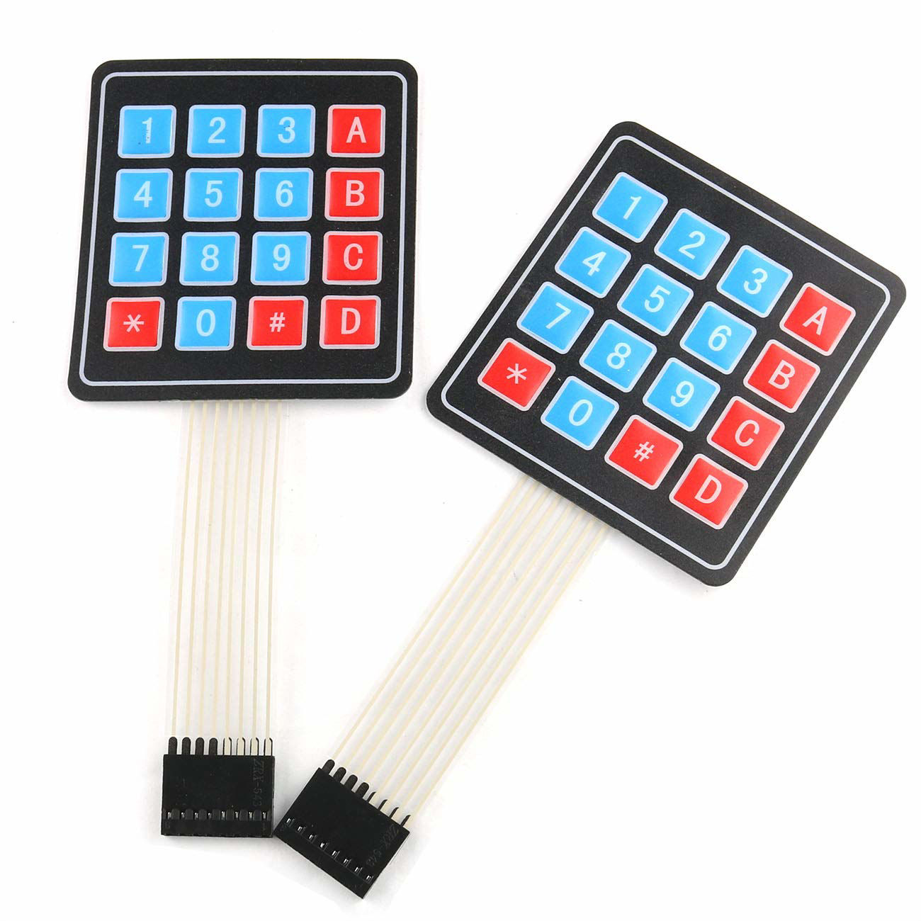GetUSCart- E-outstanding 4x4 Keypad 2PCS 16 Key Self Adhesive Membrane Matrix Switch Keyboard ...