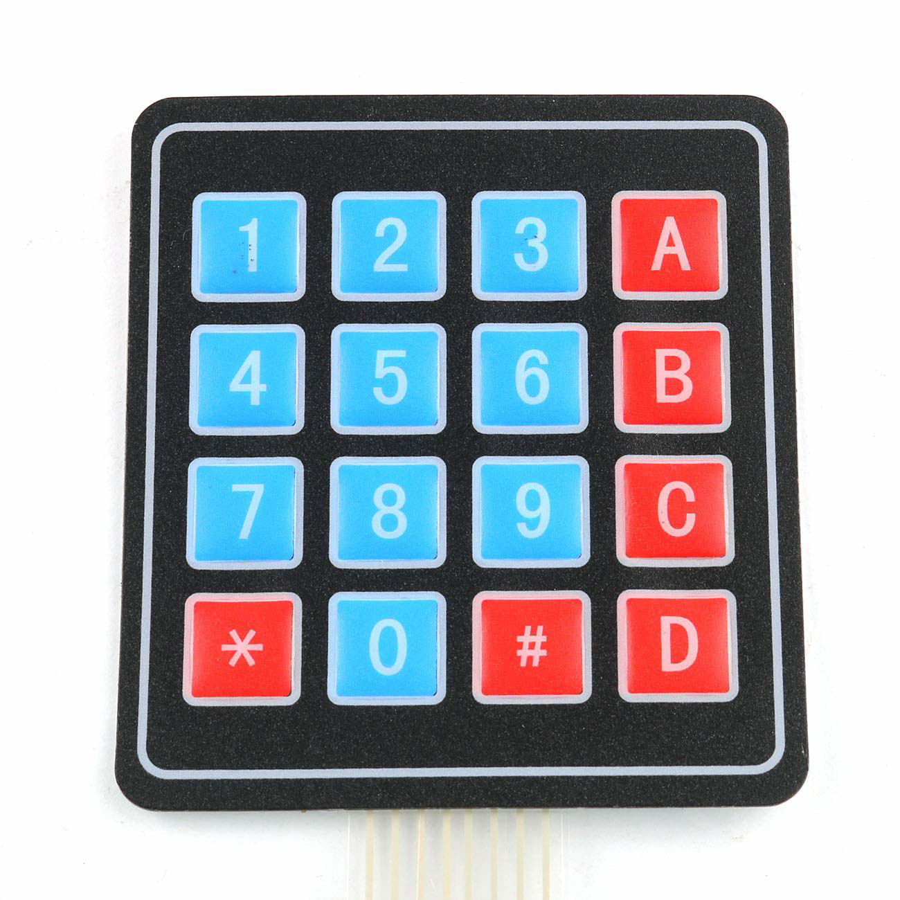 GetUSCart- E-outstanding 4x4 Keypad 2PCS 16 Key Self Adhesive Membrane ...