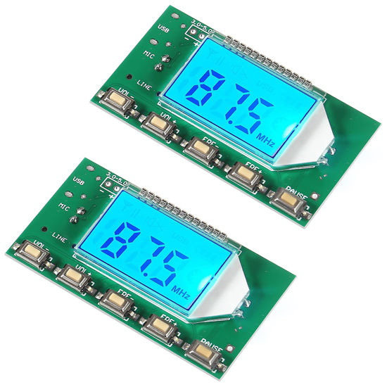GetUSCart- XIITIA 2pcs DC 3V-5V FM Transmitter Module Stereo FM ...