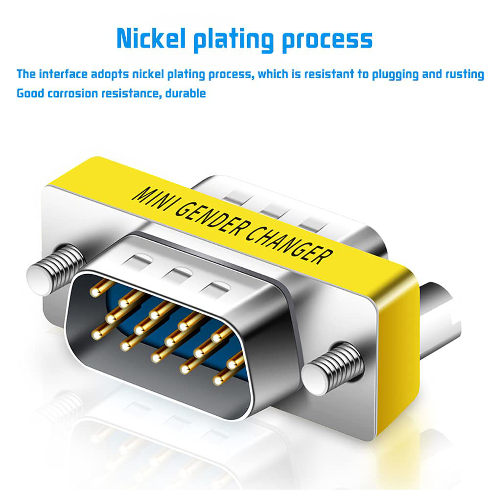 GetUSCart- LNHCAW vga to vga 15 vga Connector、Null Modem Adapter Male ...