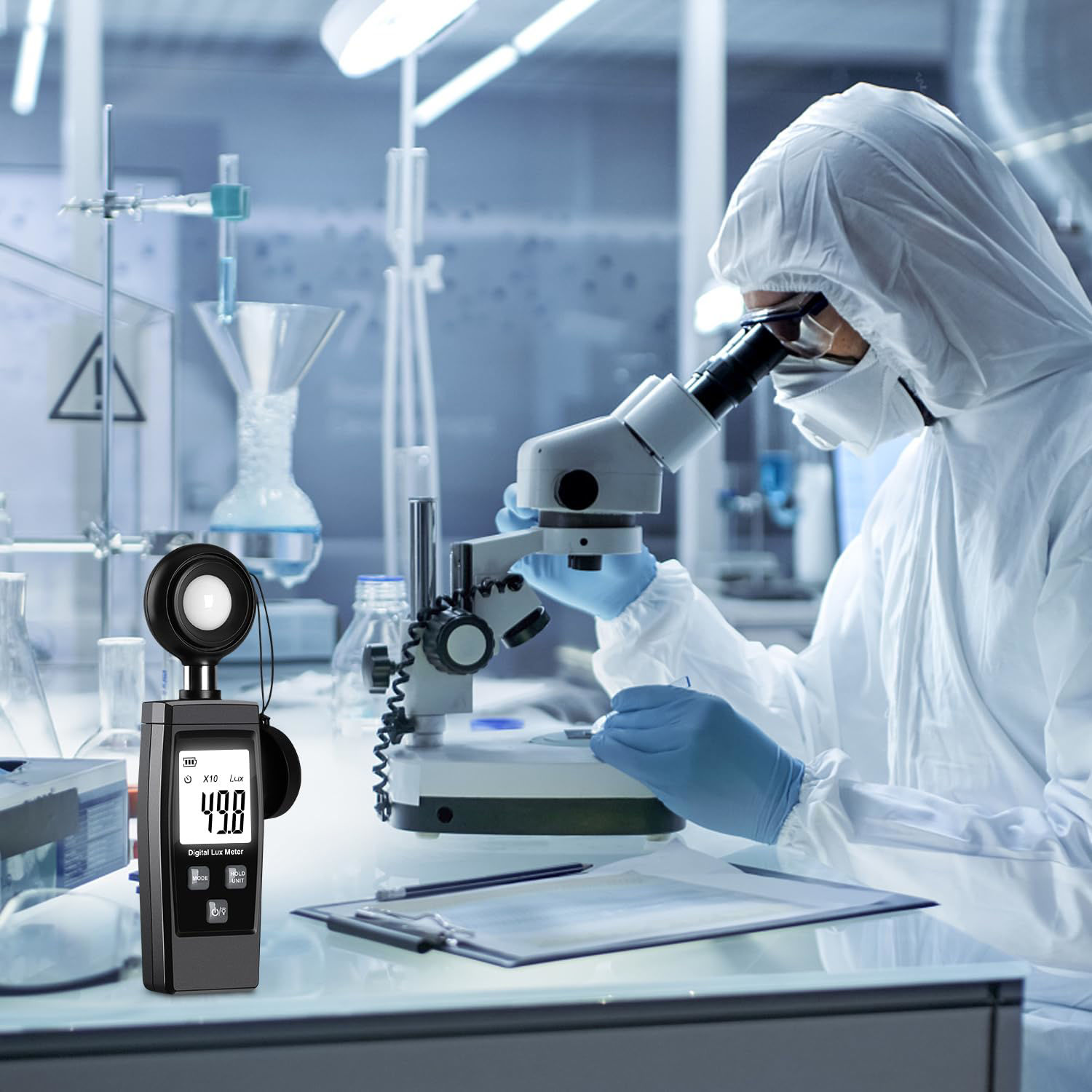 GetUSCart- Light Meter, Handheld Lux Meter for Ambient Light Intensity ...