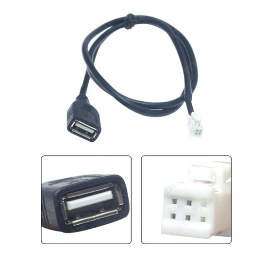 GetUSCart- Strpump Android Car Radio Stereo 4PIN USB 6PIN USB (2 USBs ...