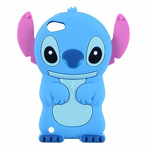 GetUSCart- Blue Stitch Case for Apple iPod Touch 6th 5th Generation 3D ...