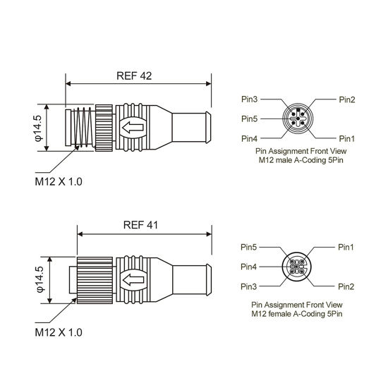 GetUSCart- NMEA 2000 (N2k) 5pin Micro Female Terminator,with 120-ohm ...