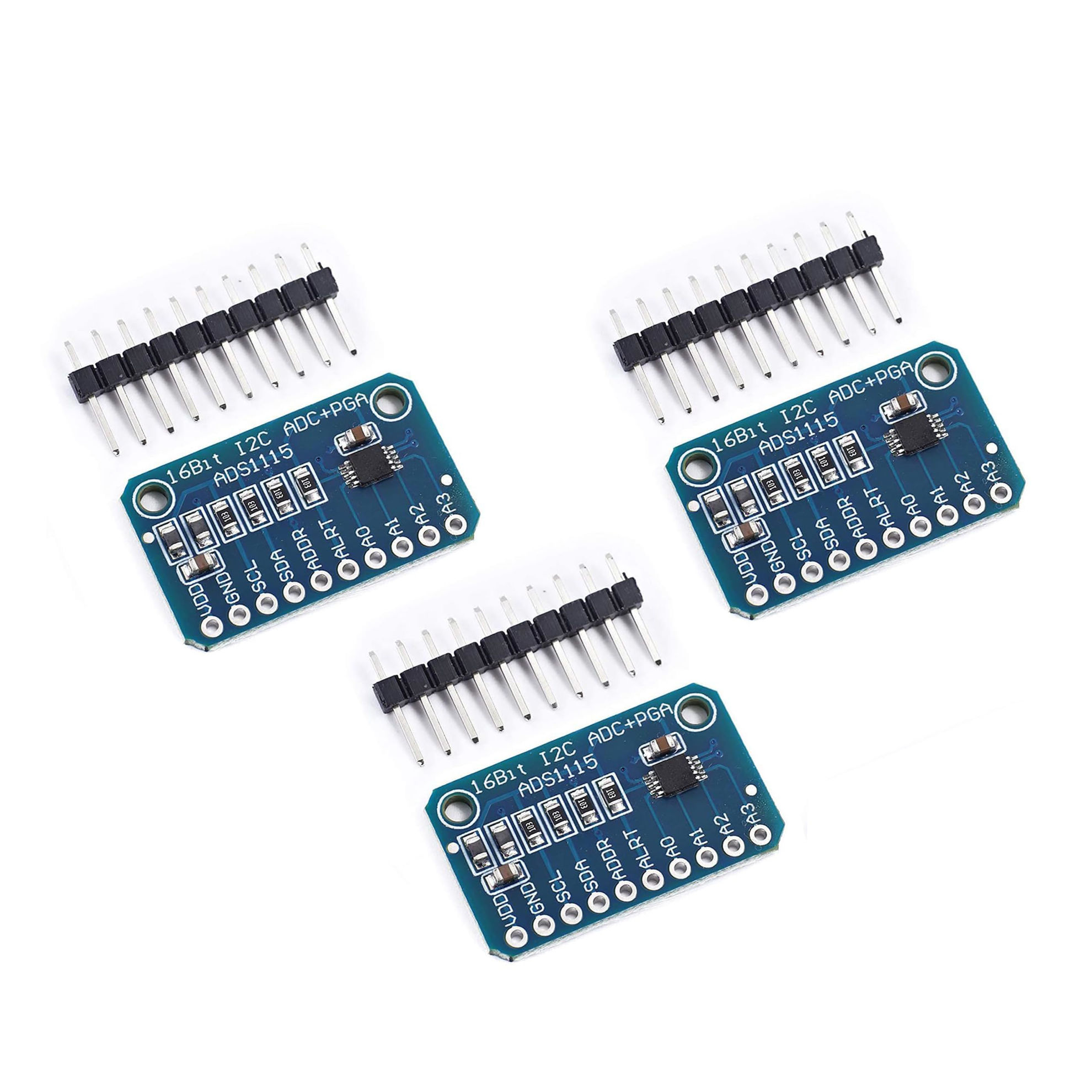 GetUSCart- Teyleten Robot ADS1115 16 Bits 4 Channel Analog-to-Digital ...