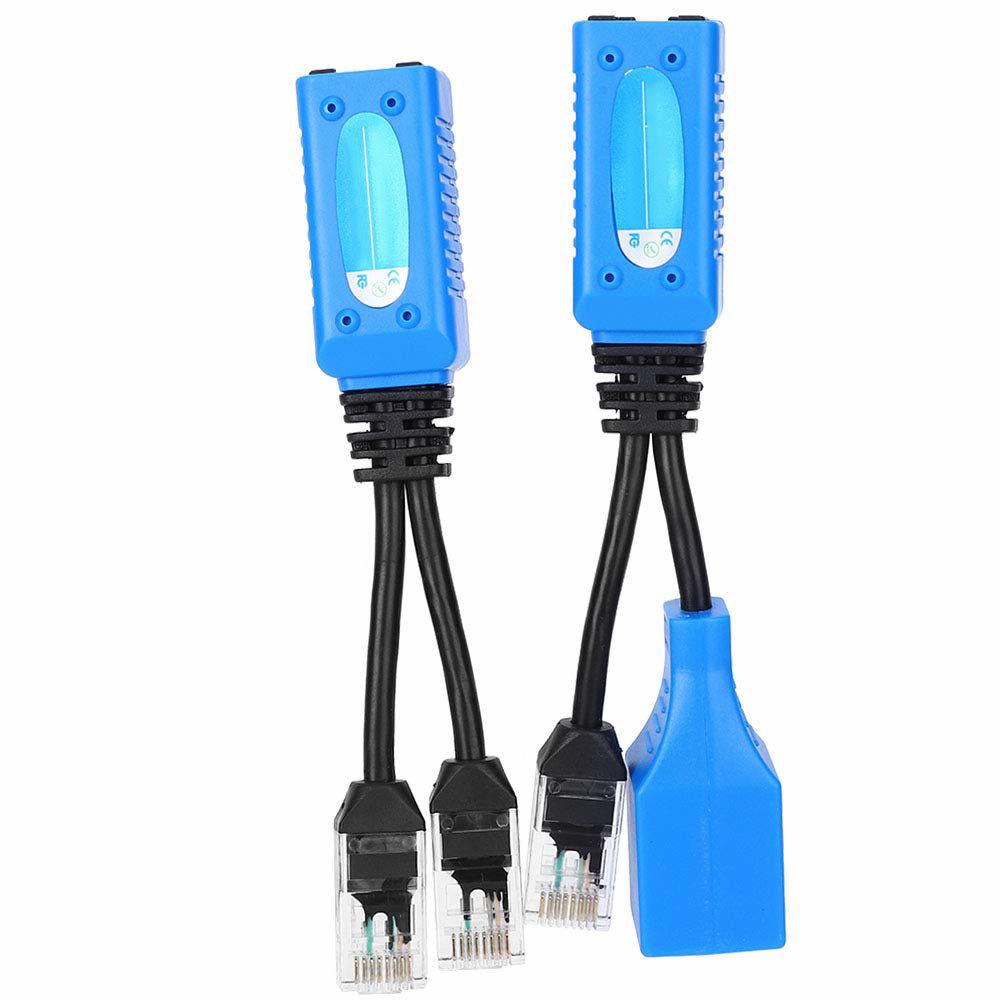 GetUSCart- 2 Pack Splitter, Ethernet Combiner, RJ45 Combiner POE ...