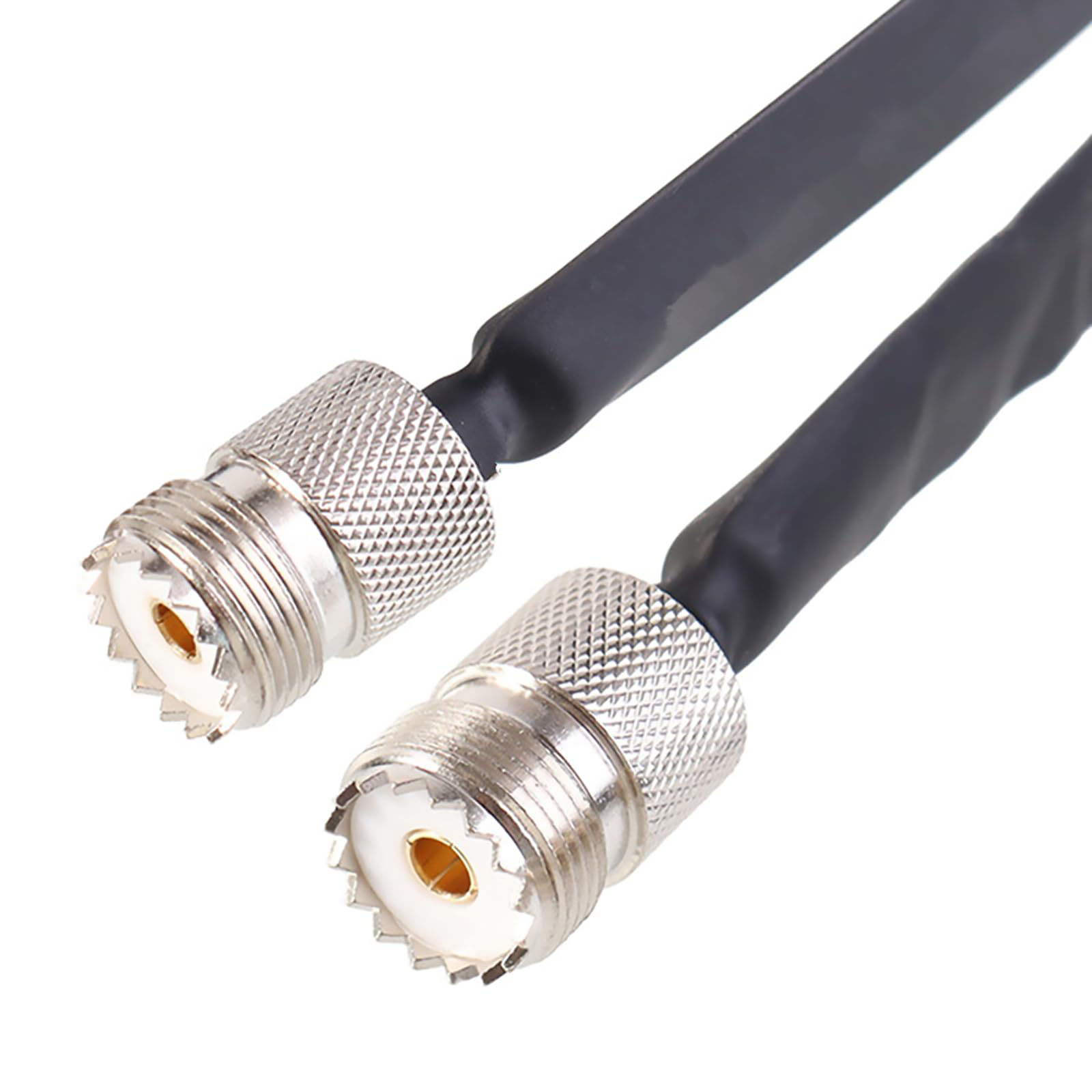 GetUSCart- NATEFEMIN UHF Female to UHF Female Flat Coaxial Jumper Cable ...