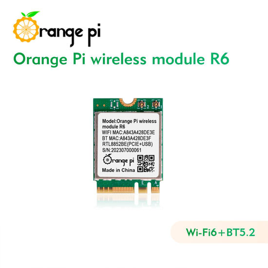 GetUSCart- Orange Pi 5 Plus WiFi 6 Module Wireless Card 1201Mbps PCIe ...