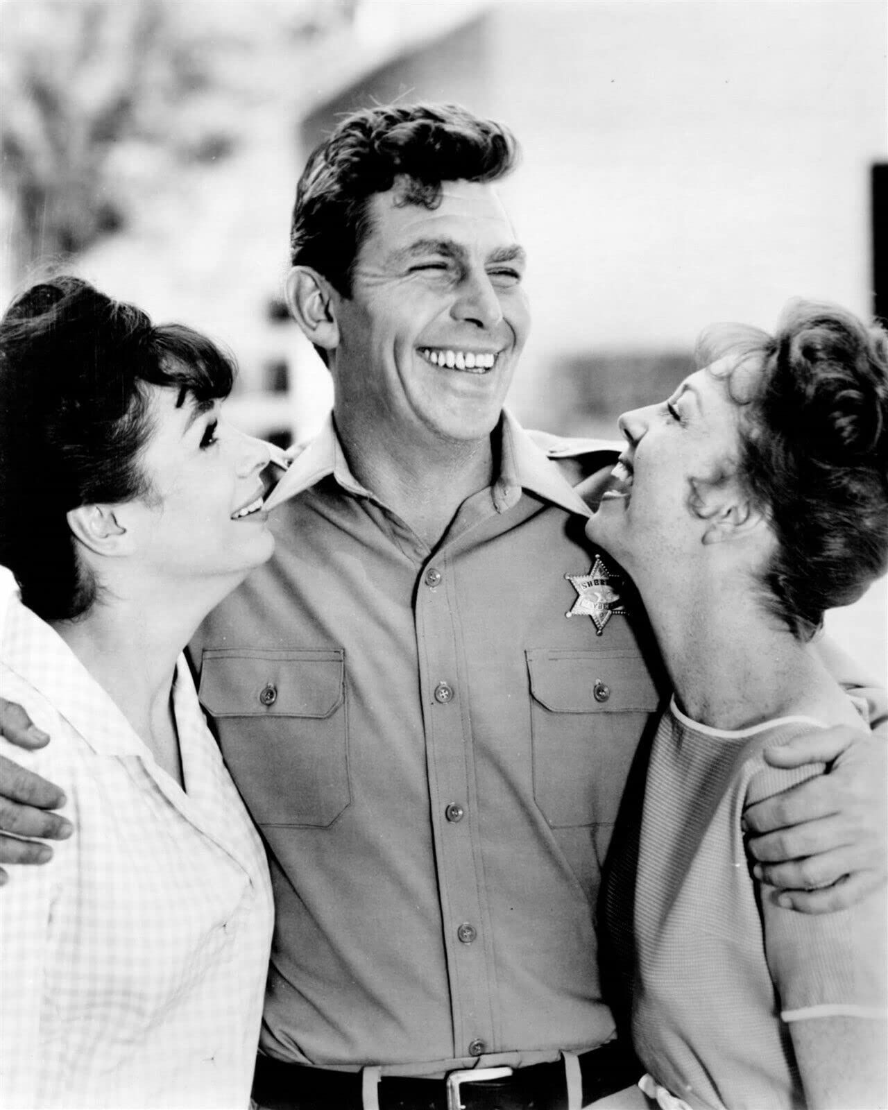 GetUSCart- Andy Griffith Show Aneta Corsaut Betty Lynn & Andy 8x10 inch ...