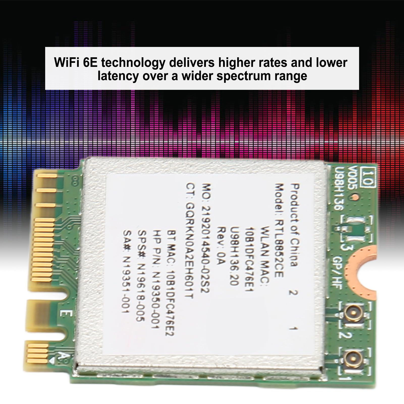 GetUSCart- WiFi 6E Wireless Card, RTL8852CE WiFi Card Wireless Module ...