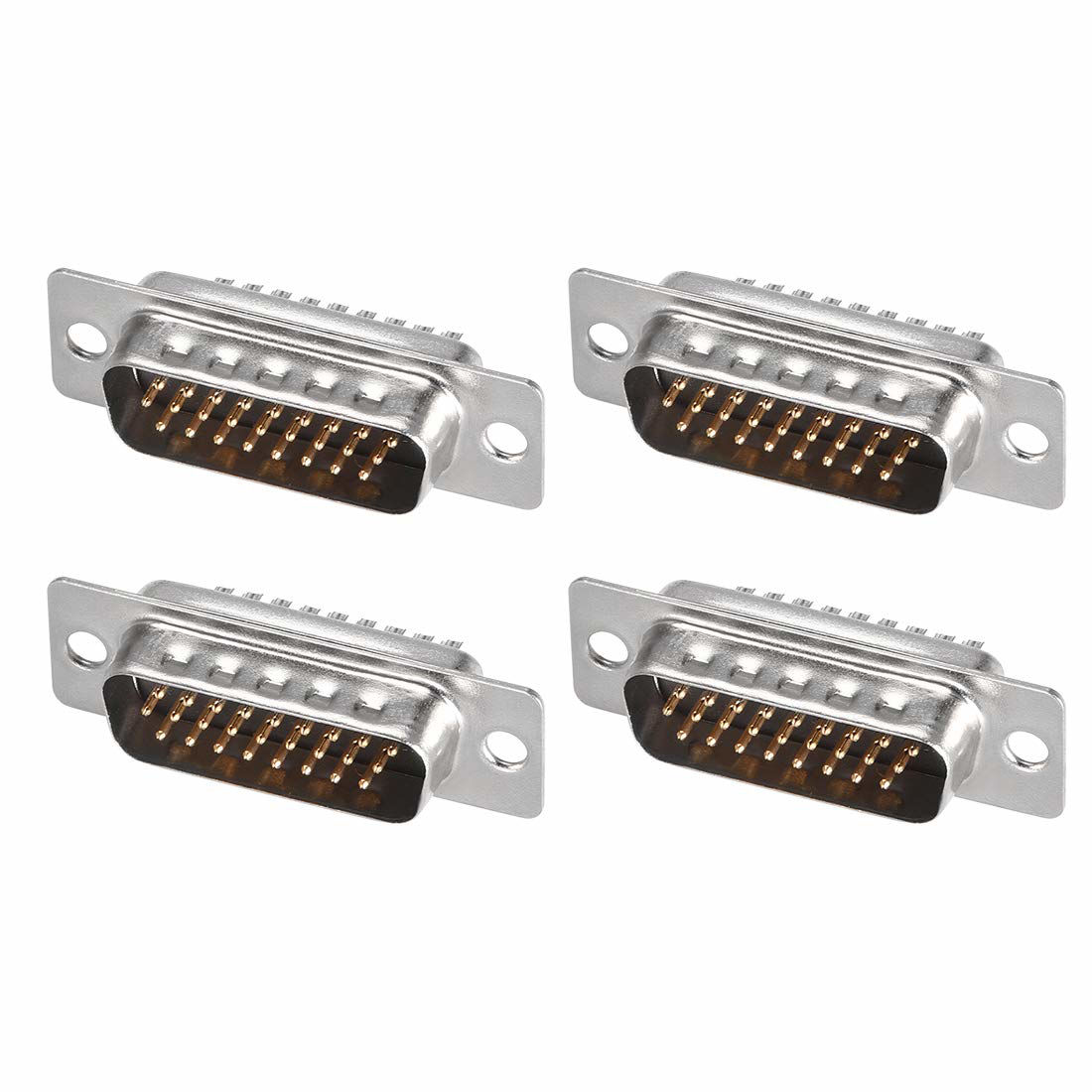 GetUSCart- uxcell D-sub Connector Male Plug 26-pin 3-Row Port Terminal ...