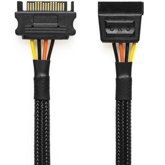 GetUSCart- CRJ 15-Pin SATA Power Extension Cable - 24-inch (60cm ...