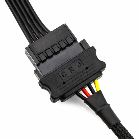 GetUSCart- CRJ 15-Pin SATA Power Extension Cable - 24-inch (60cm ...
