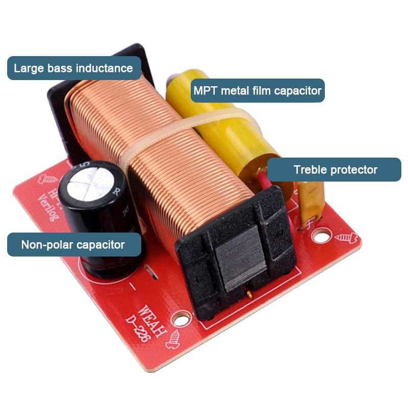 GetUSCart- 2 Way Speaker Crossover, DriSentri 2pcs 100W Speaker 2 Way ...