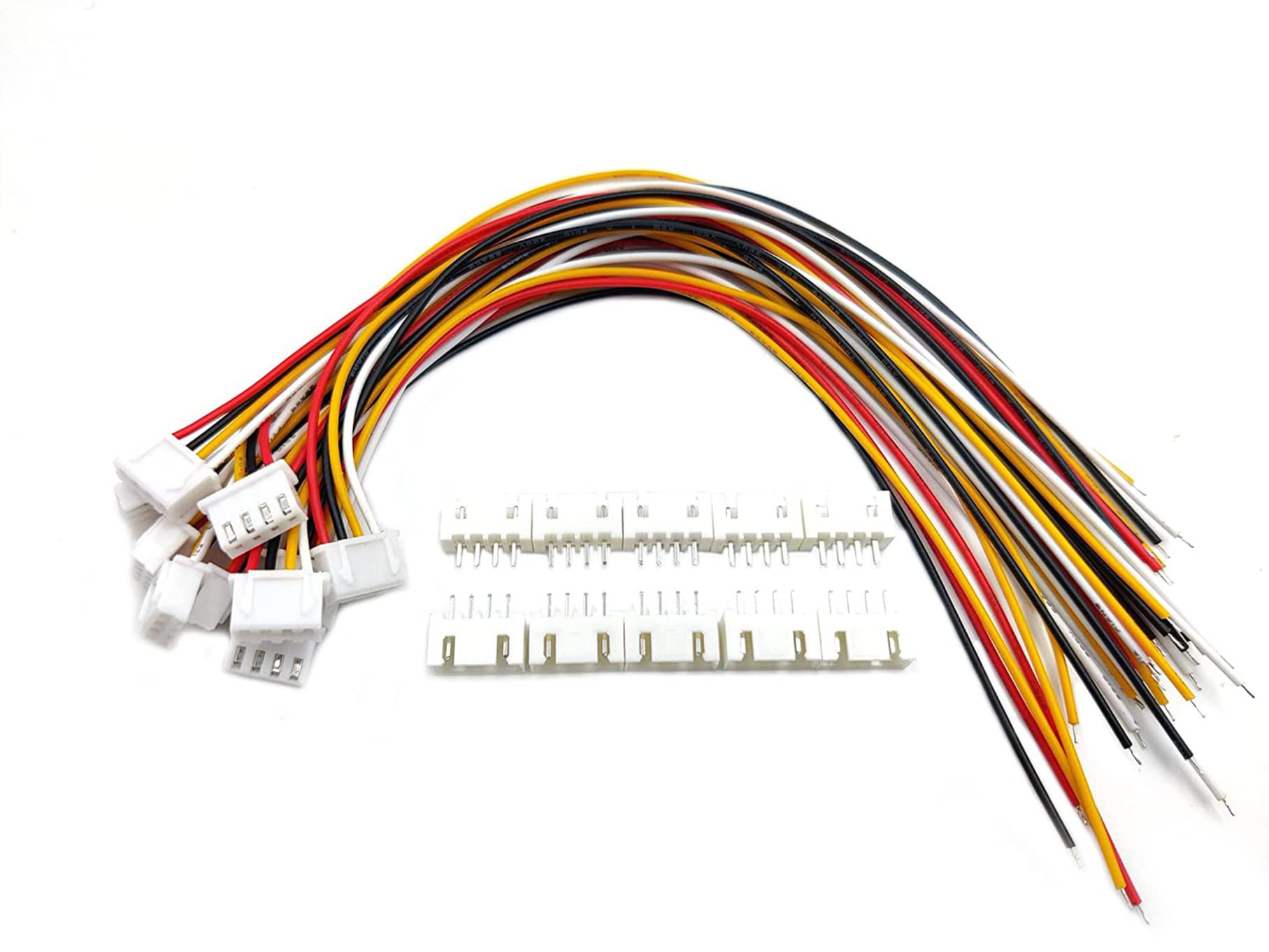 GetUSCart- daier 20 Sets Jst Xh 2.54 4 Pin Connector Plug Male with ...