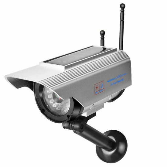 GetUSCart- LIZEALUCKY Solar Powered Dummy Security Camera, Bullet Fake ...