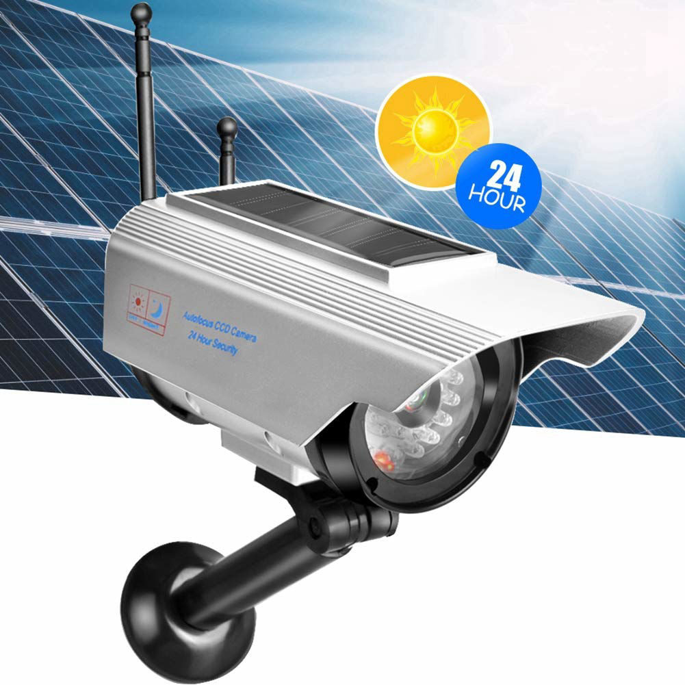GetUSCart- LIZEALUCKY Solar Powered Dummy Security Camera, Bullet Fake ...