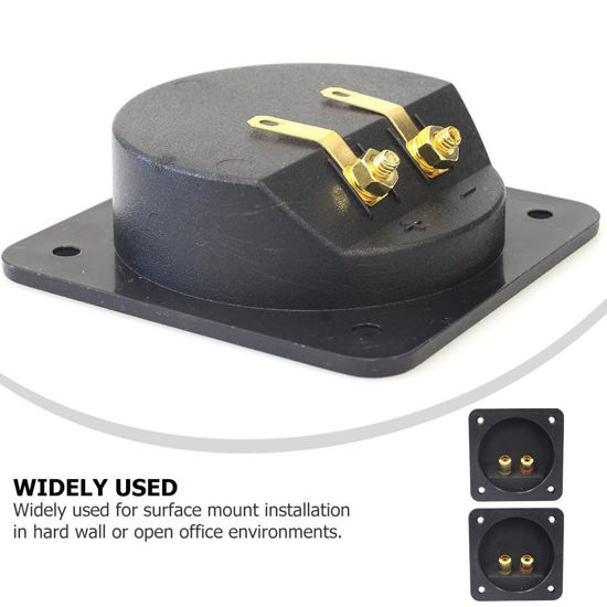 GetUSCart- Veemoon 2Pcs Speakers Terminal Box Subwoofer Box Terminal ...