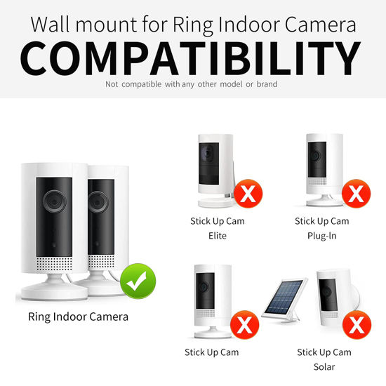 GetUSCart- Strong Adhesive Wall Mount for Ring Indoor Cam(2nd Gen and ...